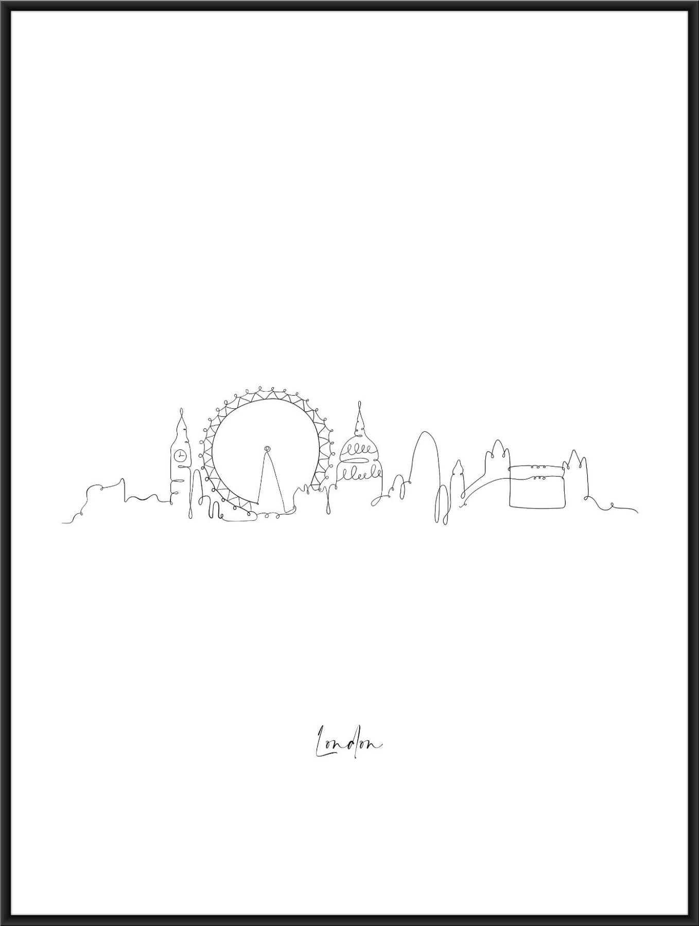 Illustrations & line art - prints, posters and wall art – Digital Print ...