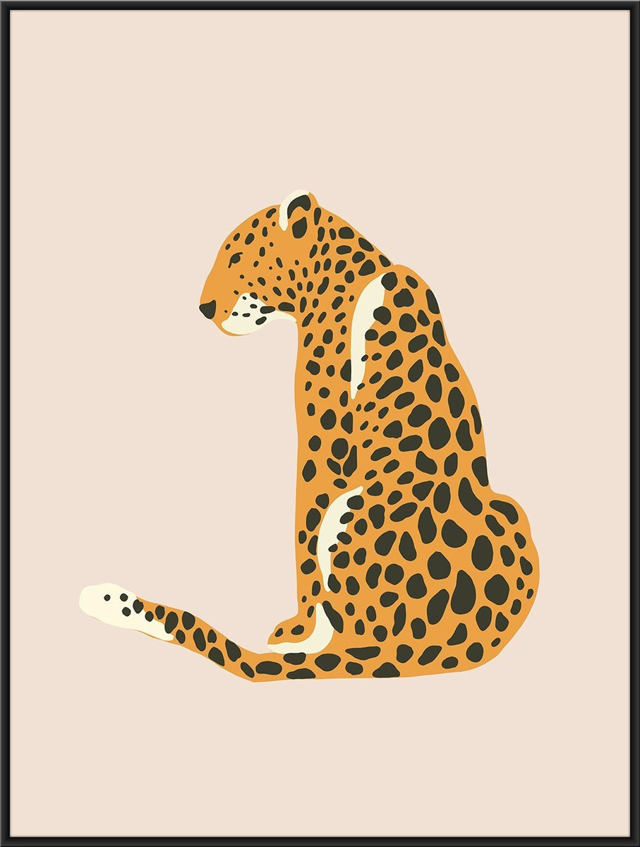 Leopard poster, animal print, leopard graphic design, leopard ...