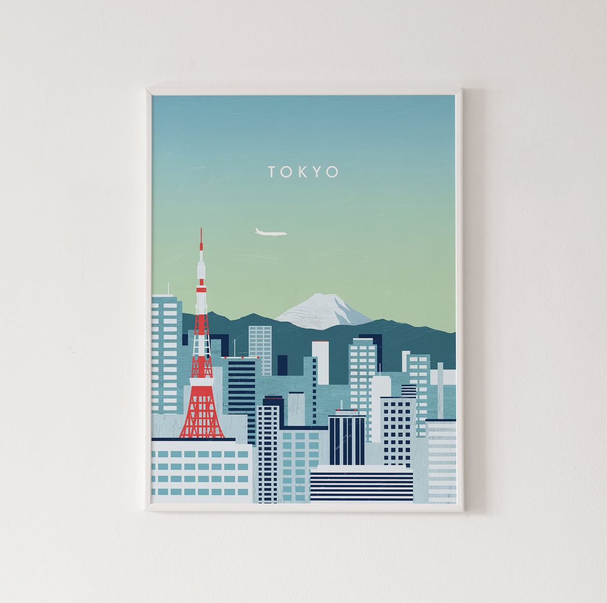 Tokyo illustration, Tokyo poster, Tokyo print, Japan print, Tokyo ...