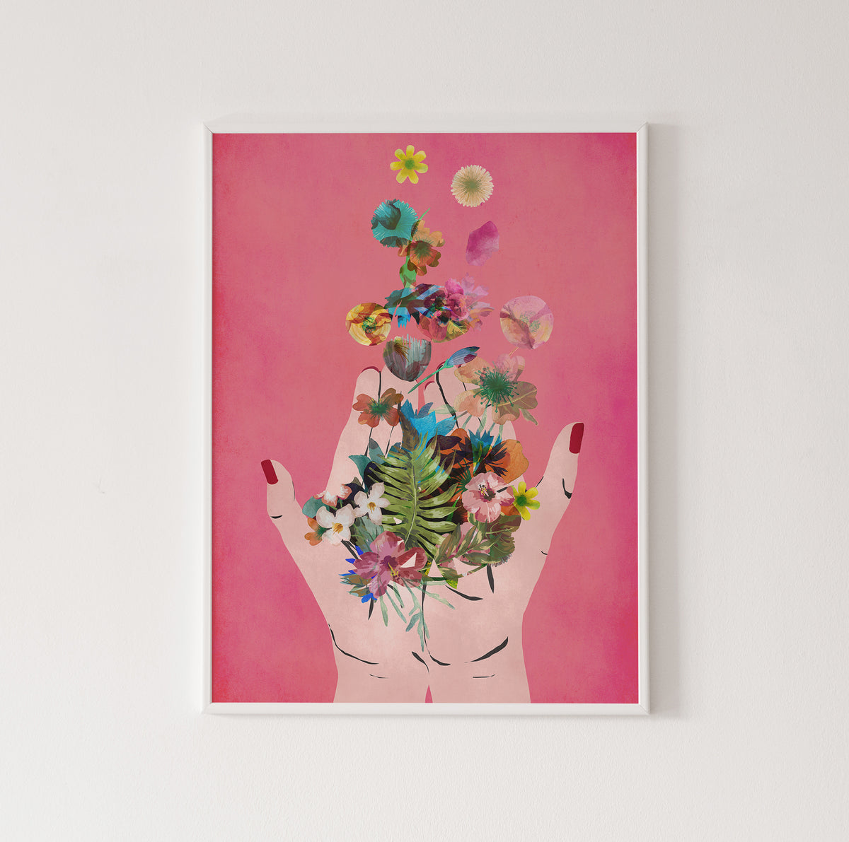 Frida Kahlo's hands print, Frida Kahlo drawing, Frida Kahlo exhibition ...