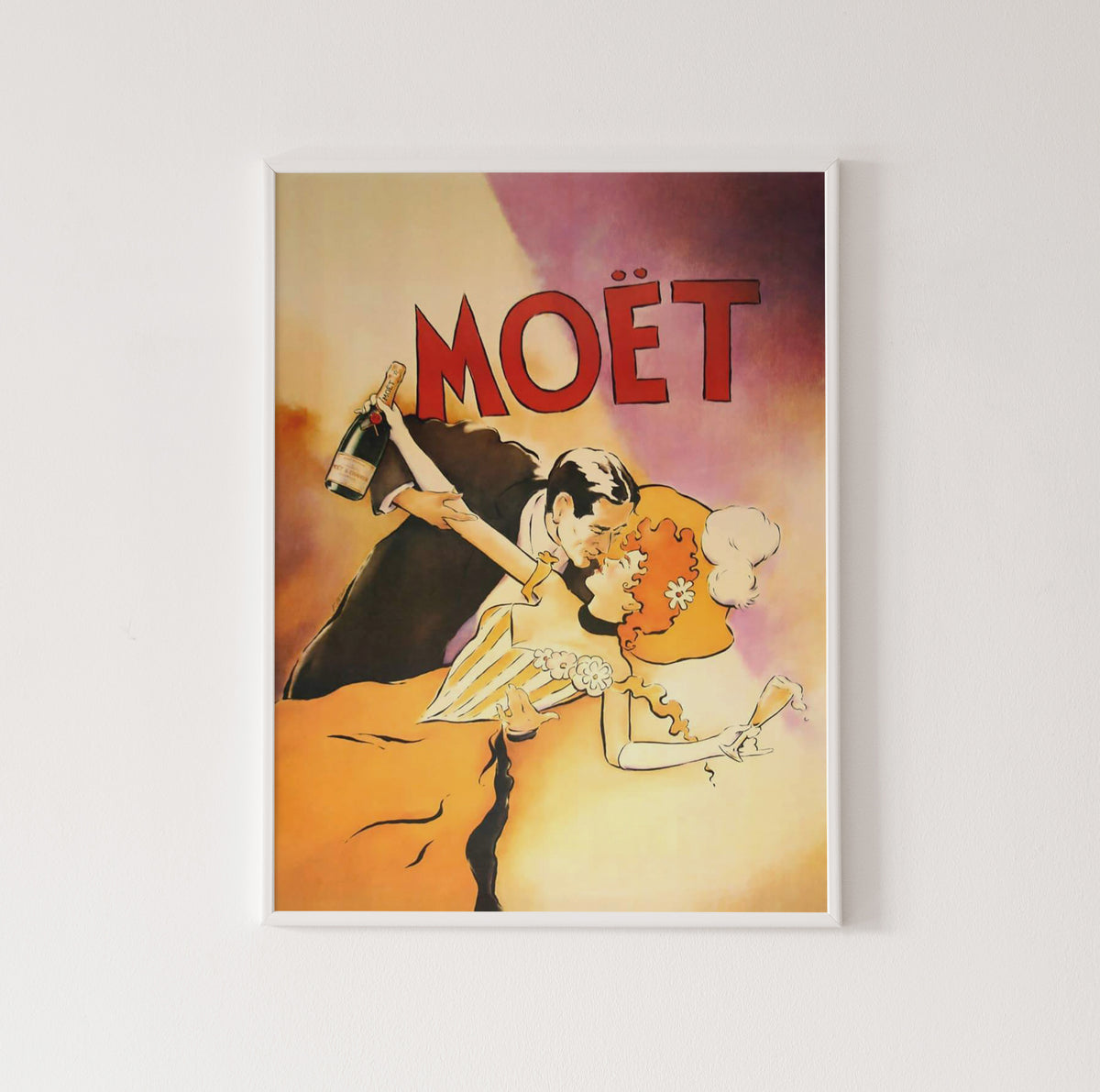 Moet print, Moët & Chandon print, champagne poster, vintage Moet poster ...