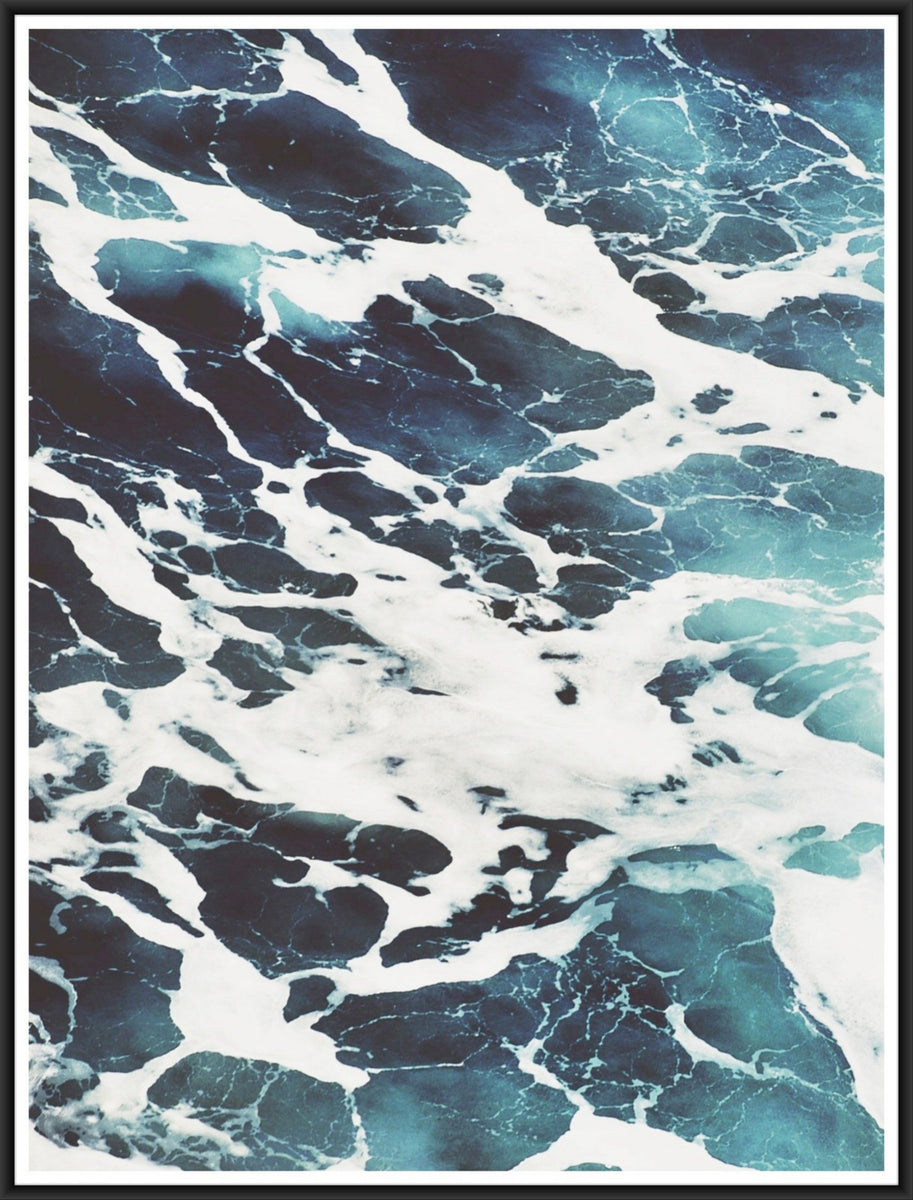 Whitewash, ocean poster, nautical poster, wave art, nature poster ...